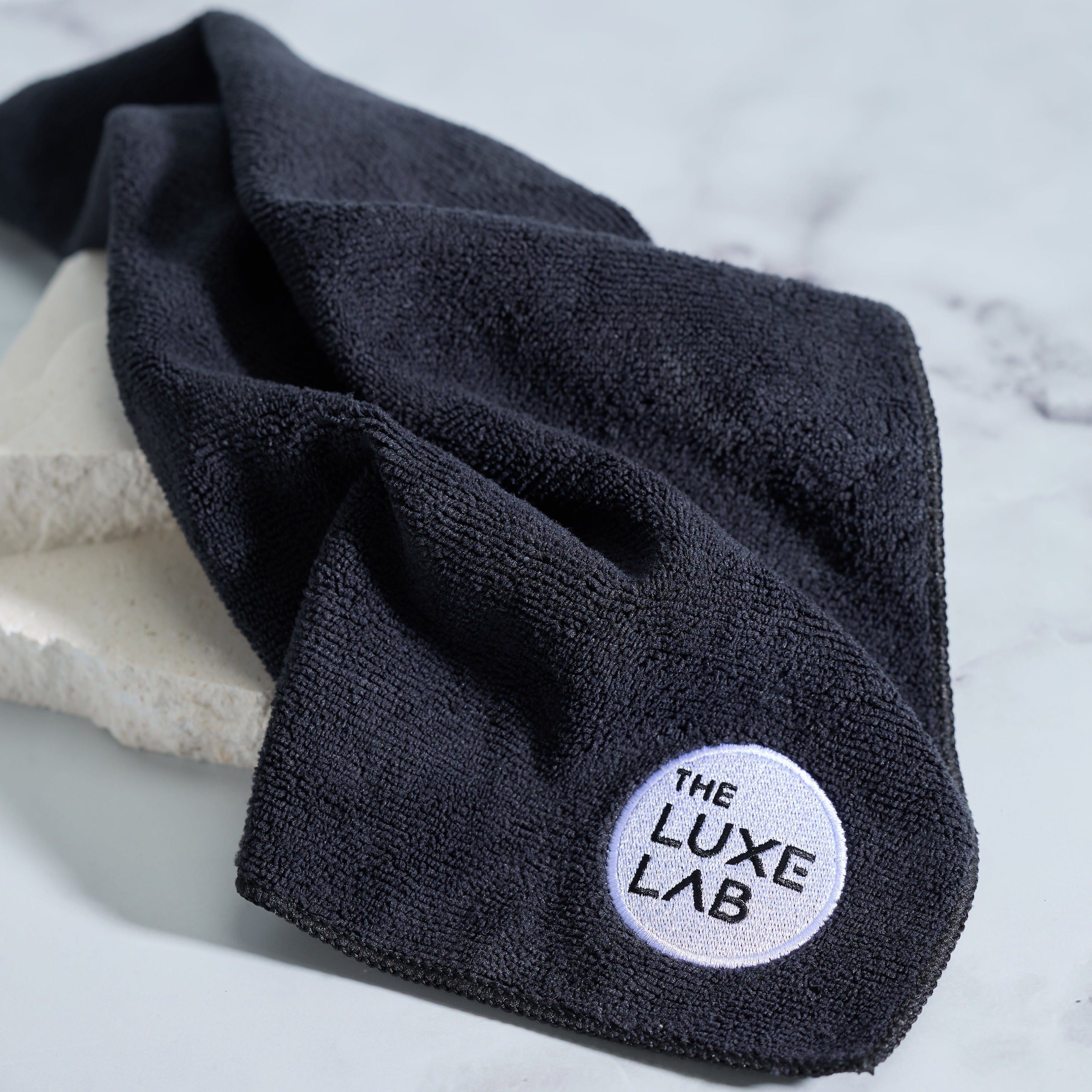 Microfibre cleaning cloth black - 3 pack – The Luxe Lab